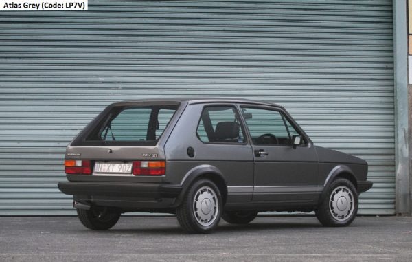 Original Paint Colours / Codes – Volkswagen Golf GTI MK1 Campaign ...
