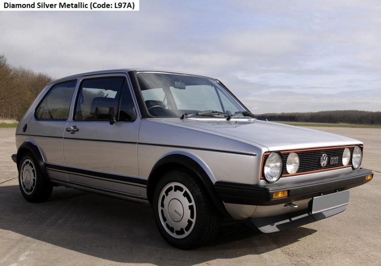 Original Paint Colours / Codes – Volkswagen Golf GTI MK1 Campaign ...