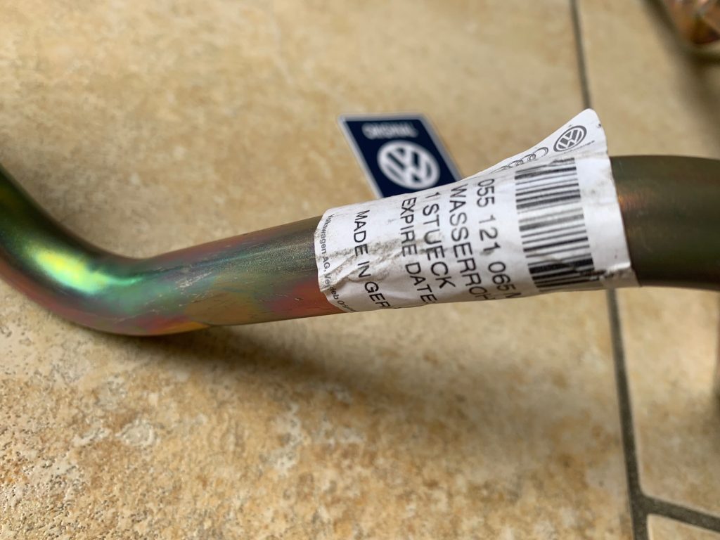 Coolant Water Pipe – 055121065M – VW Golf 1