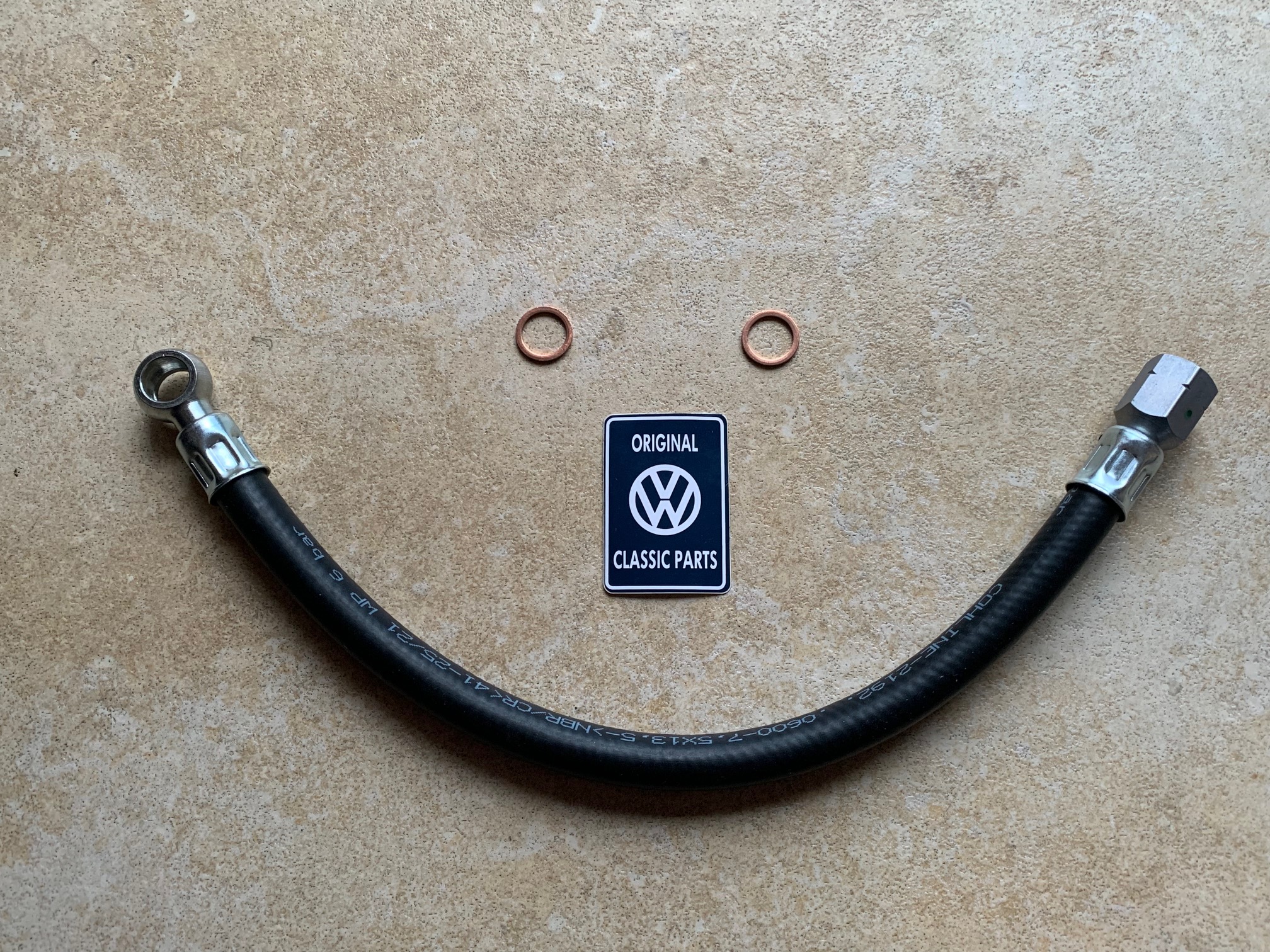 Fuel Line from metering head to return line – 067133699D – VW Golf 1
