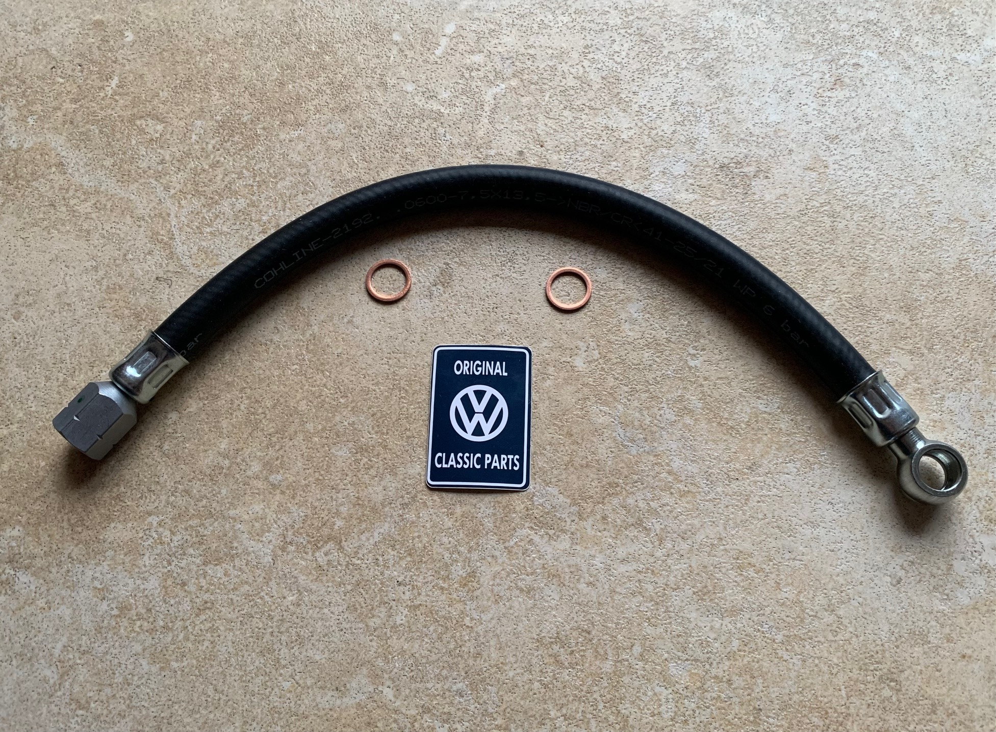 Fuel Line from metering head to return line – 067133699D – VW Golf 1