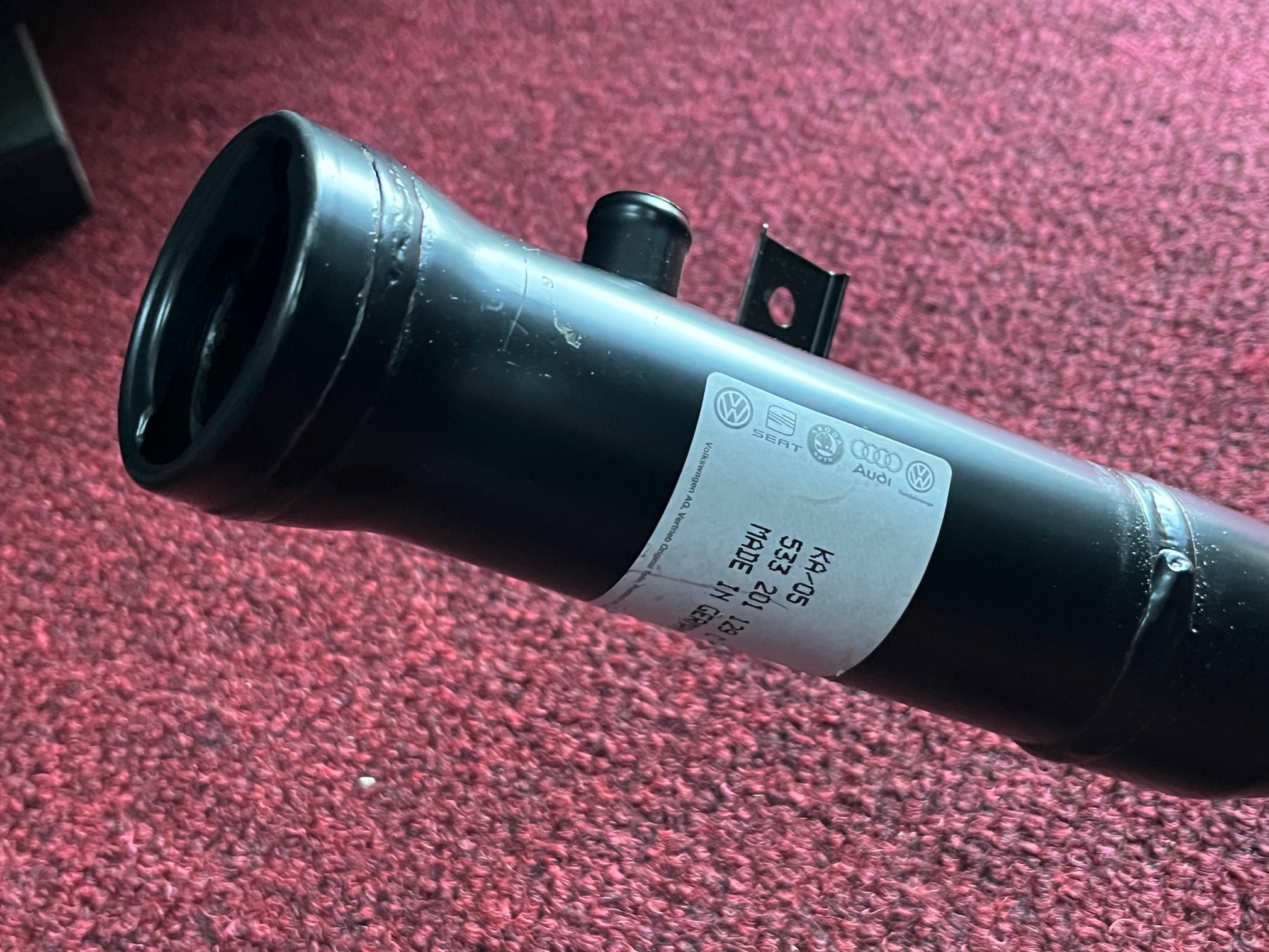 Filler neck (fuel) Scirocco – 533 201 129 C – VW Golf 1